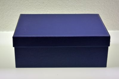 Cardine universal ribbed box - blue or white 125x105x60mm - Just ...