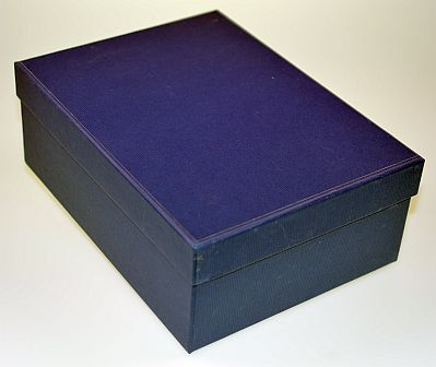 Cardine universal ribbed box - blue or white 200x145x75mm - Just ...